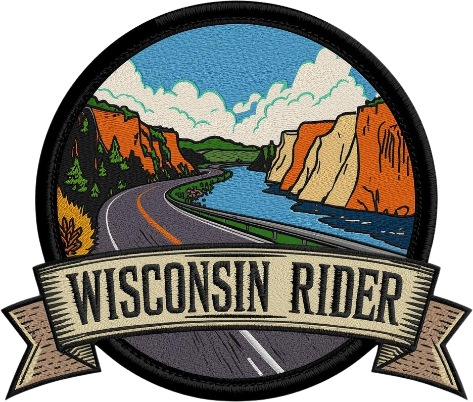 Wisconsin Rider | BikerGeo Patch