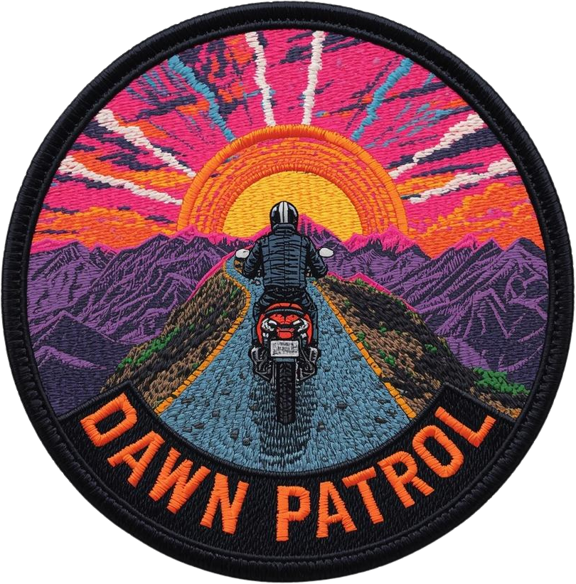 Dawn Patrol | BikerGeo Patch