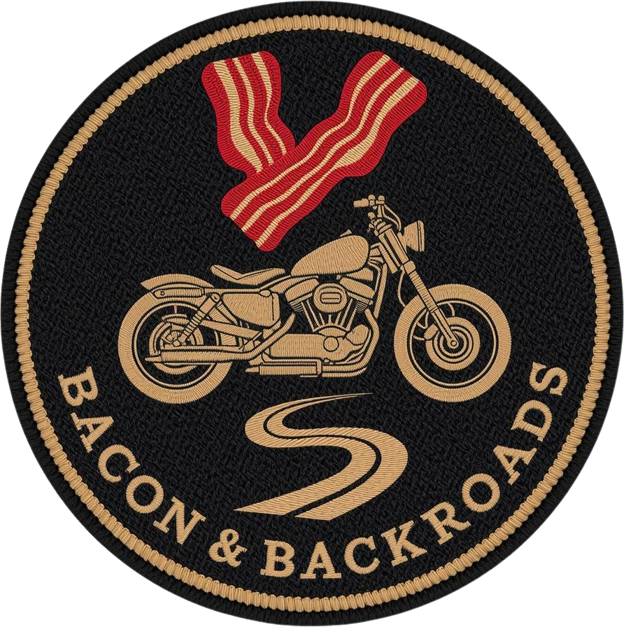 Bacon and Backroads | BikerGeo Patch